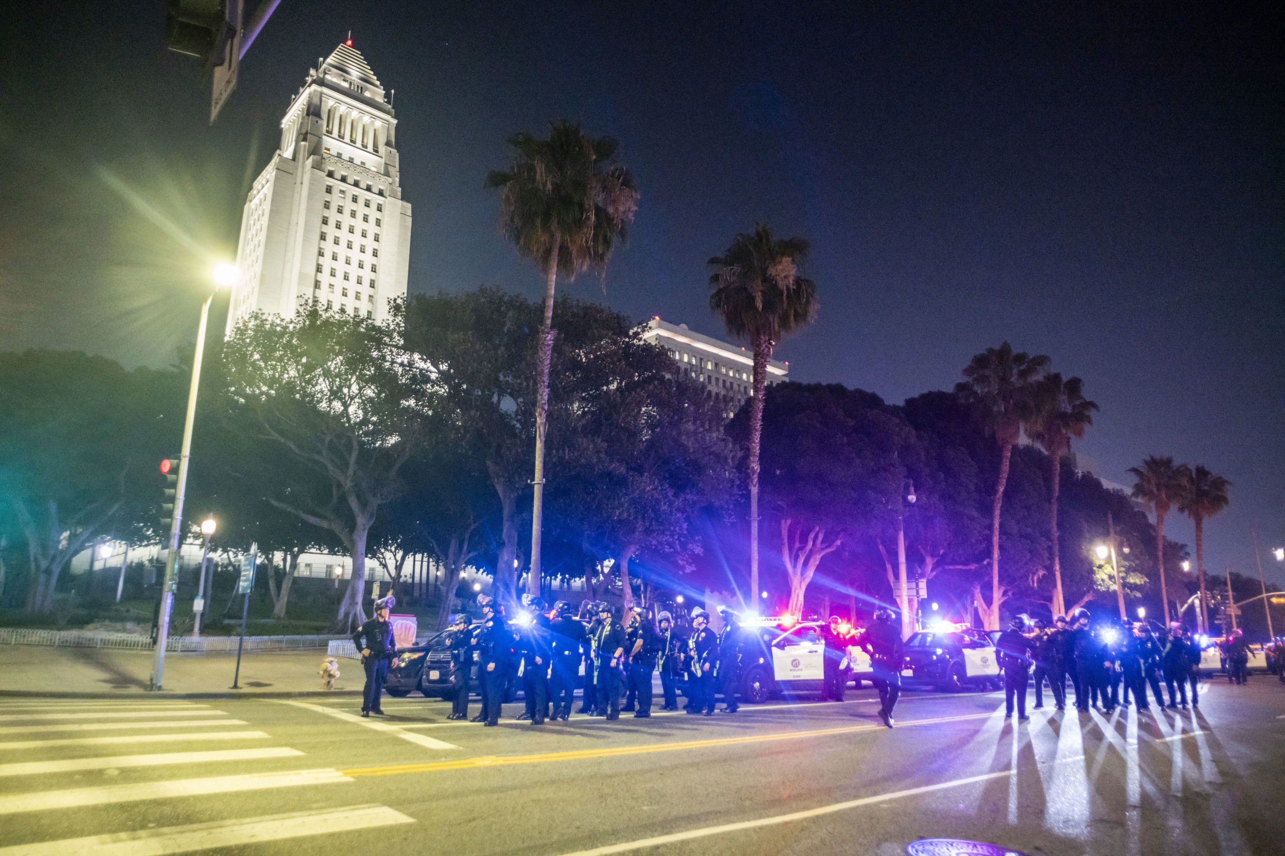 Protester Says LA Riot Police Shot Him in Groin After Asking for ...
