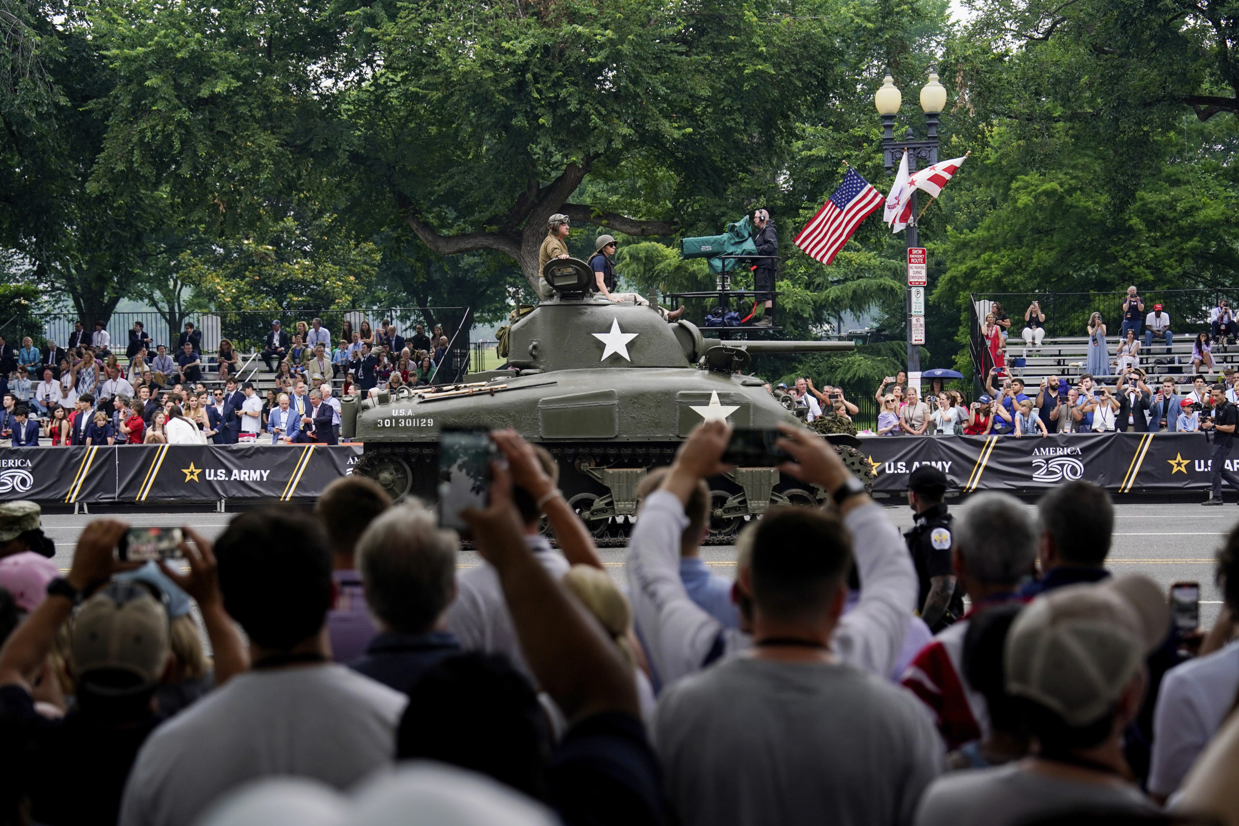 Trump Issues Warning For US Enemies During Military Parade Address, As ...