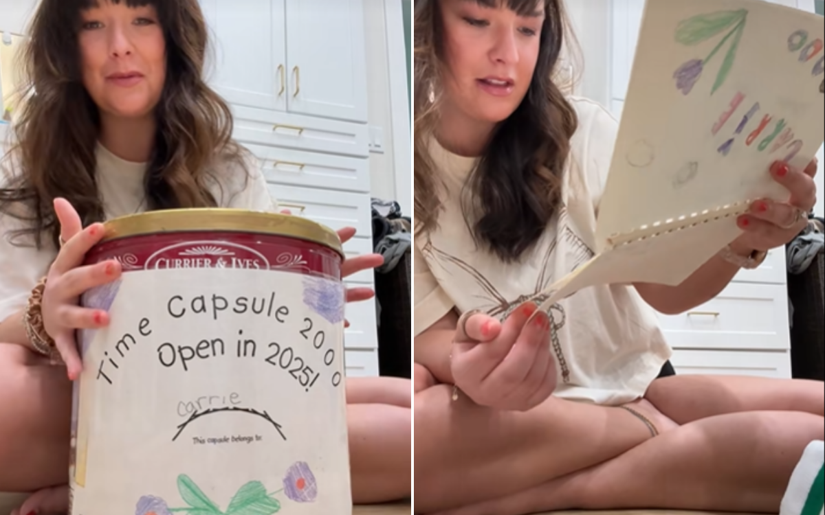 Woman Opens Second-Grade 'Time Capsule' After 25 Years—in Shock at ...