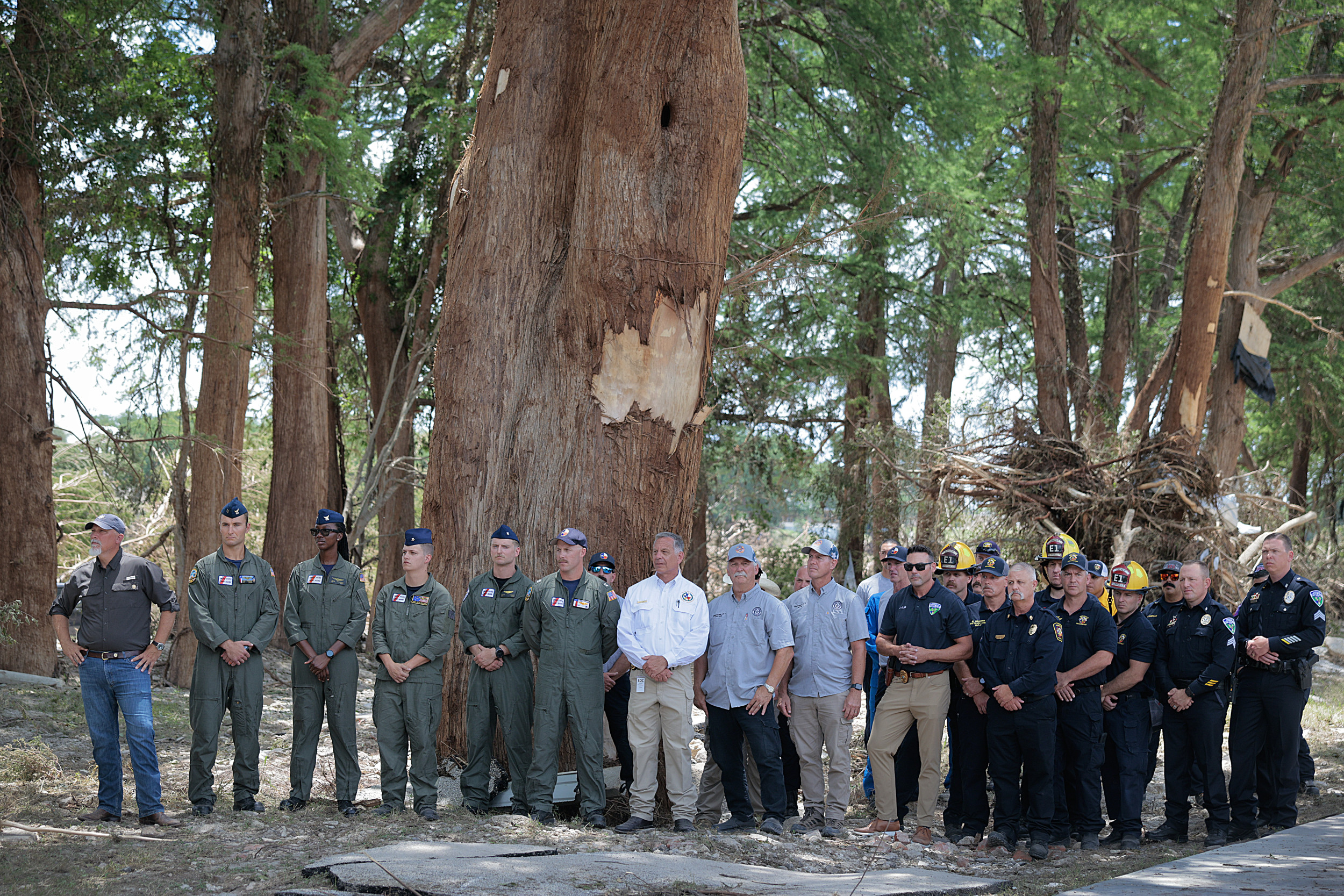 'Never Seen Anything Like It': Trump Speaks to Local Texas Officials ...