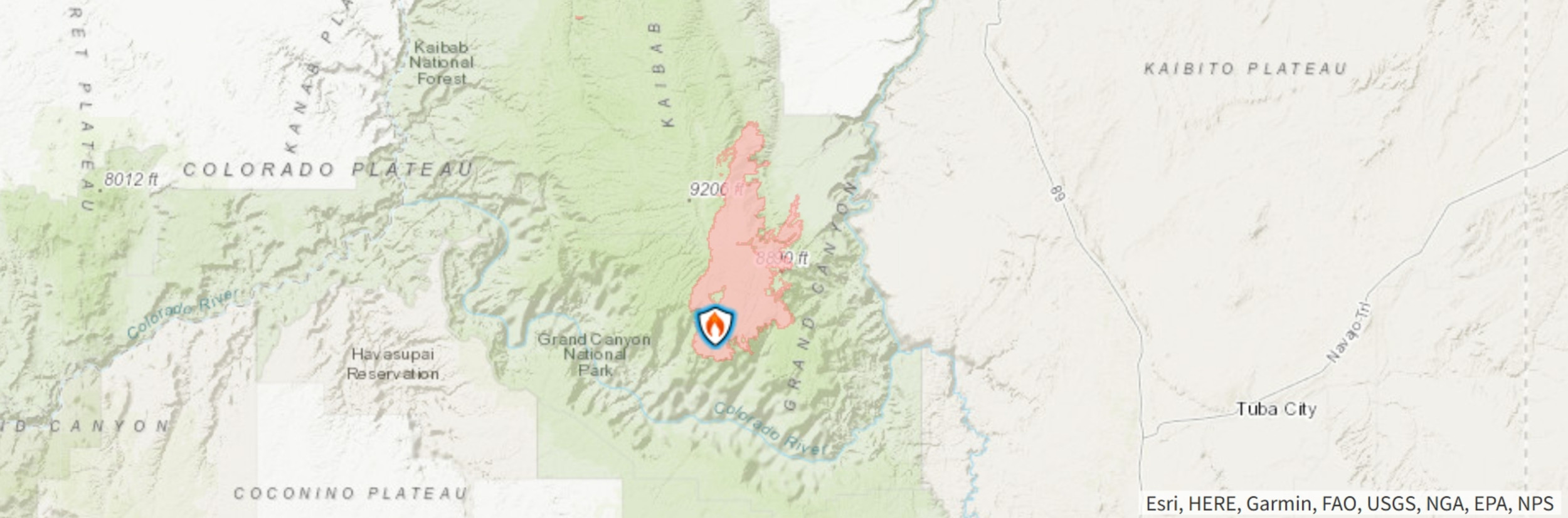 Dragon Bravo Fire Map: Blaze Grows to 71,000 Acres - Newsweek