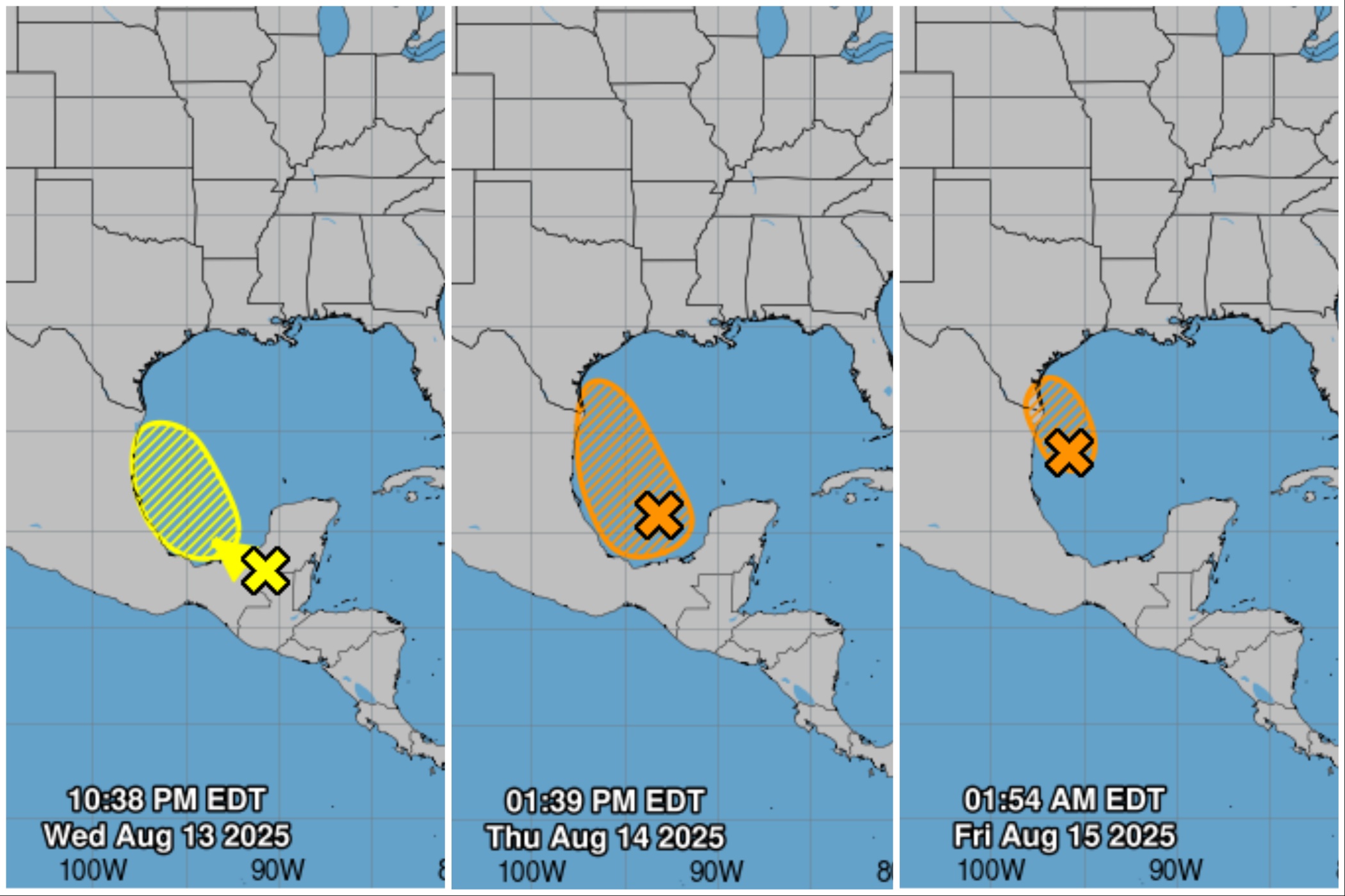 Cyclone's Chances of Hitting Texas Increase—NHC Tracker Map - Newsweek
