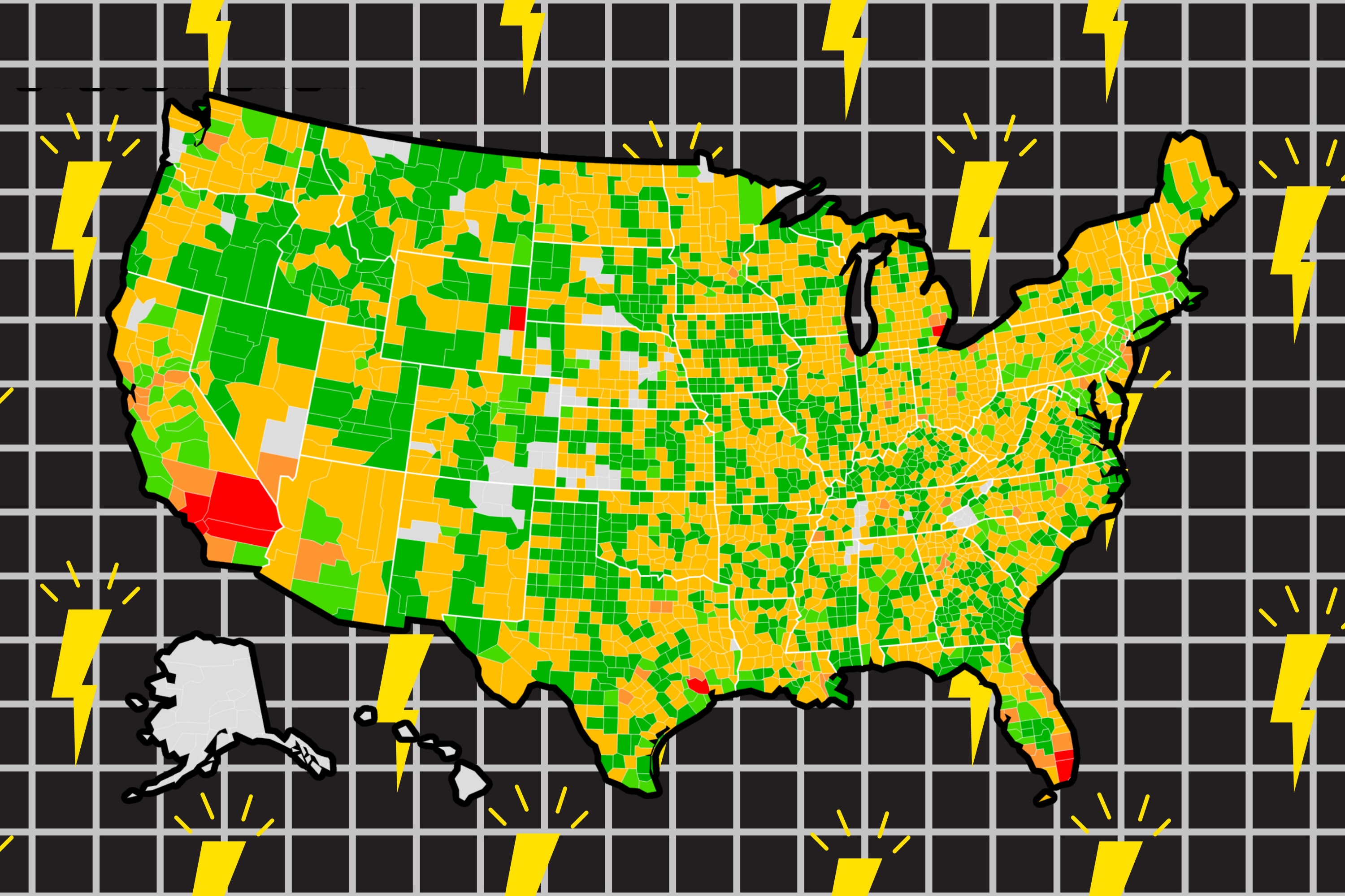 Map Shows Where Power Outages Are Most Common in the US - Newsweek