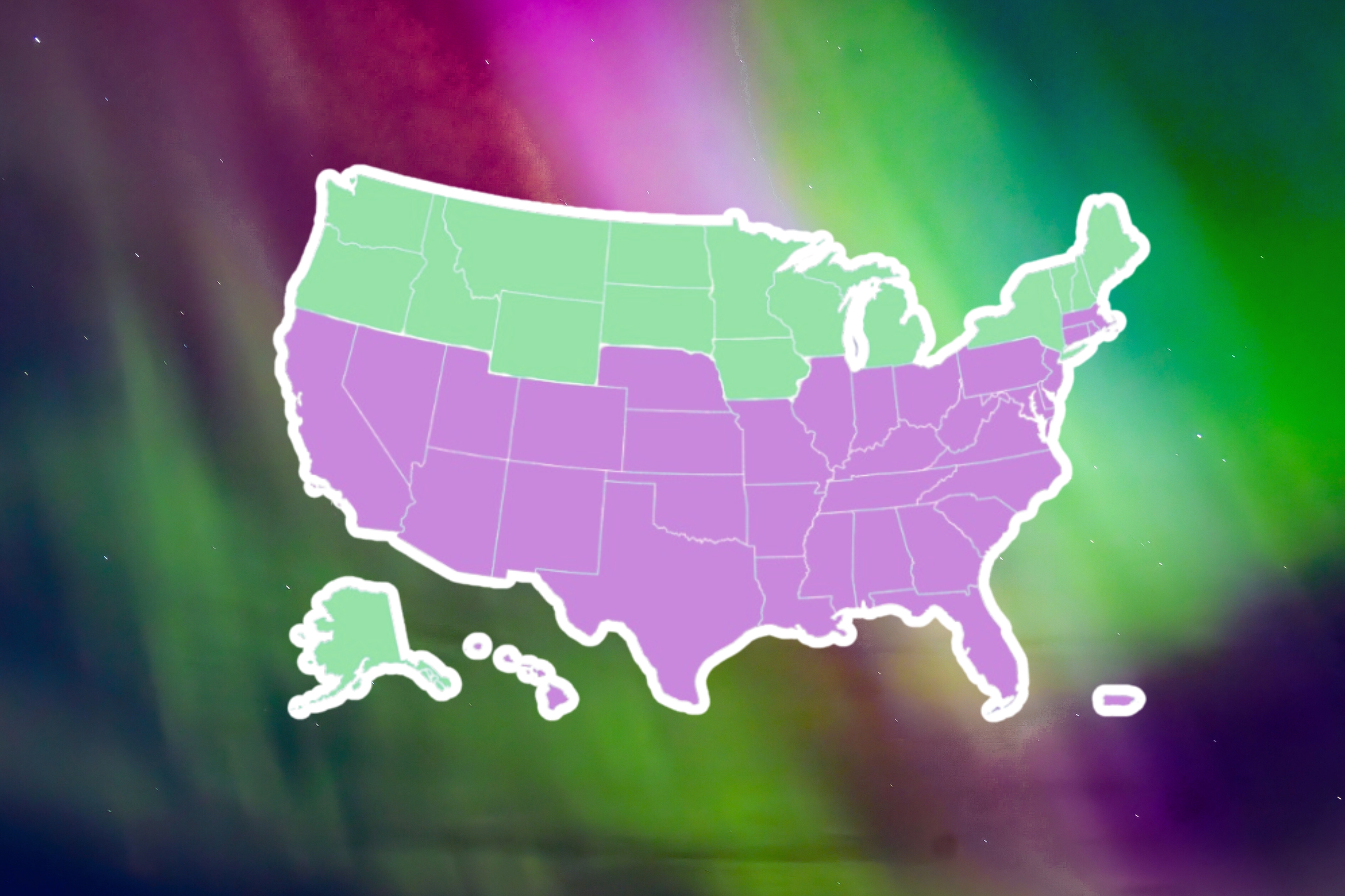 Northern Lights Update: Map Shows 16 States for Aurora Borealis Tonight ...