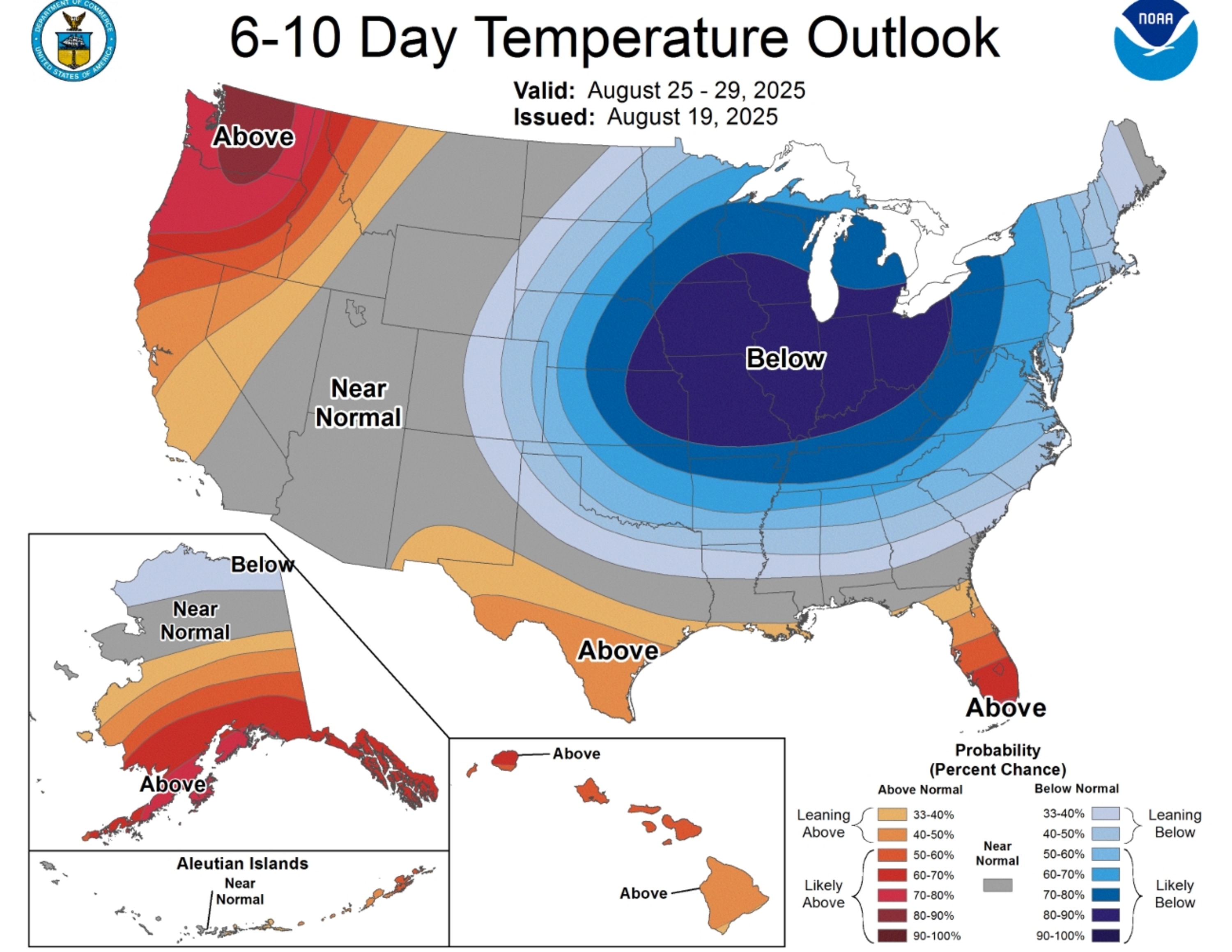 Map Shows Where Significant Temperature Change Expected This Week ...