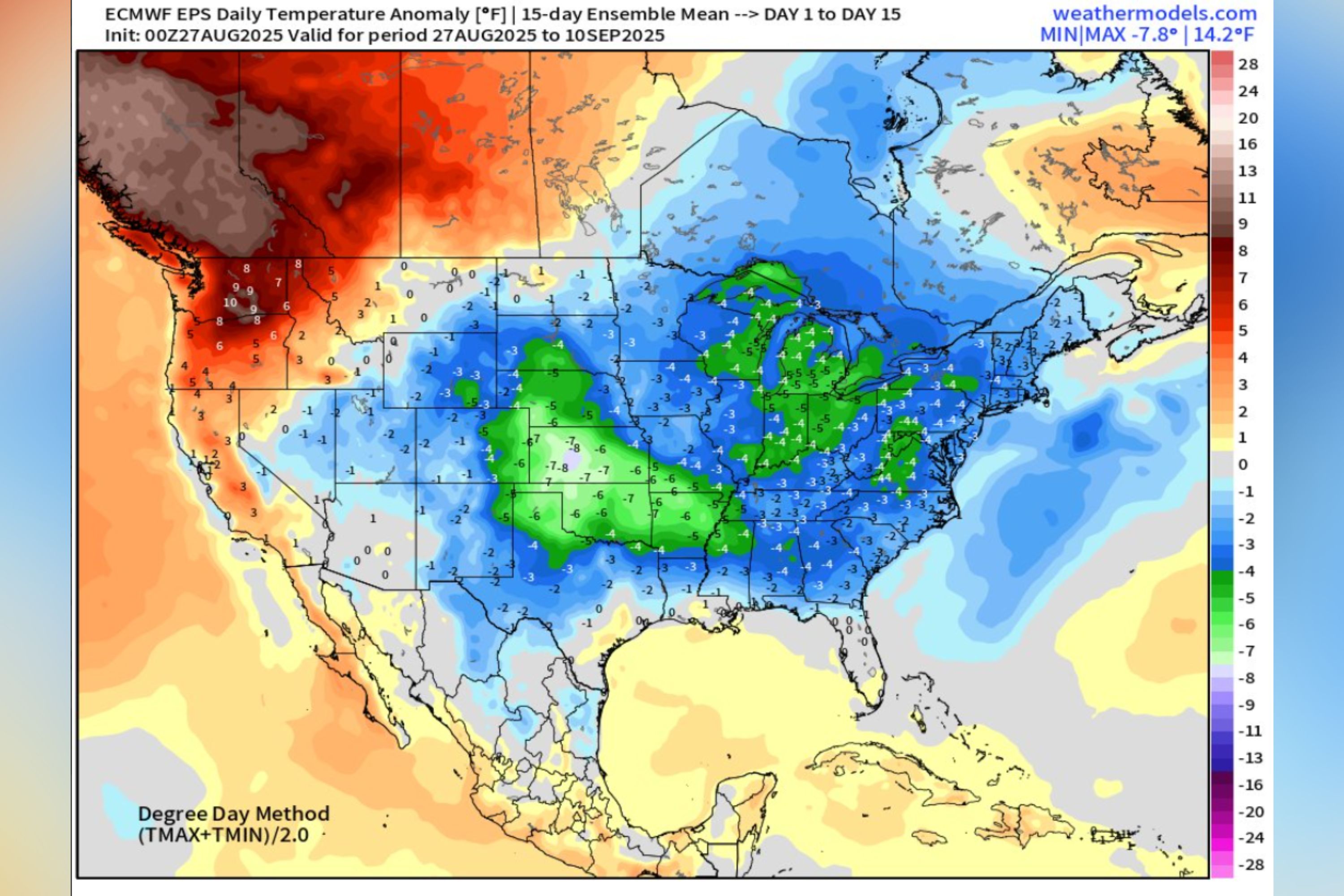 Map Shows 'Polar Vortex' to Strike Multiple States in September - Newsweek