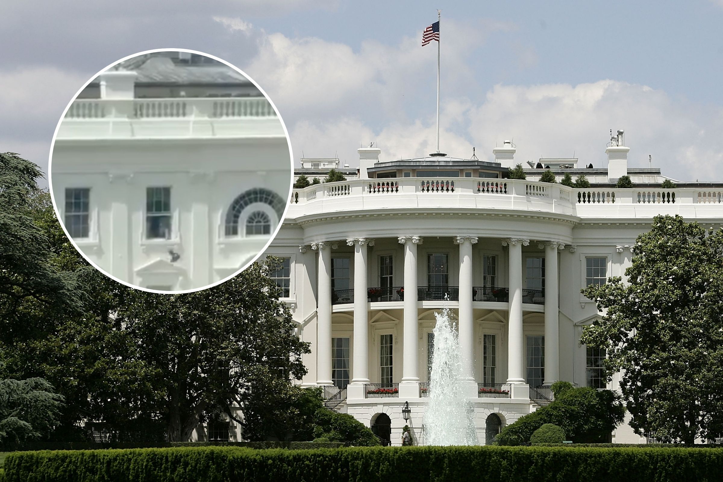 Object Thrown Out of White House Window, Video Shows - Newsweek