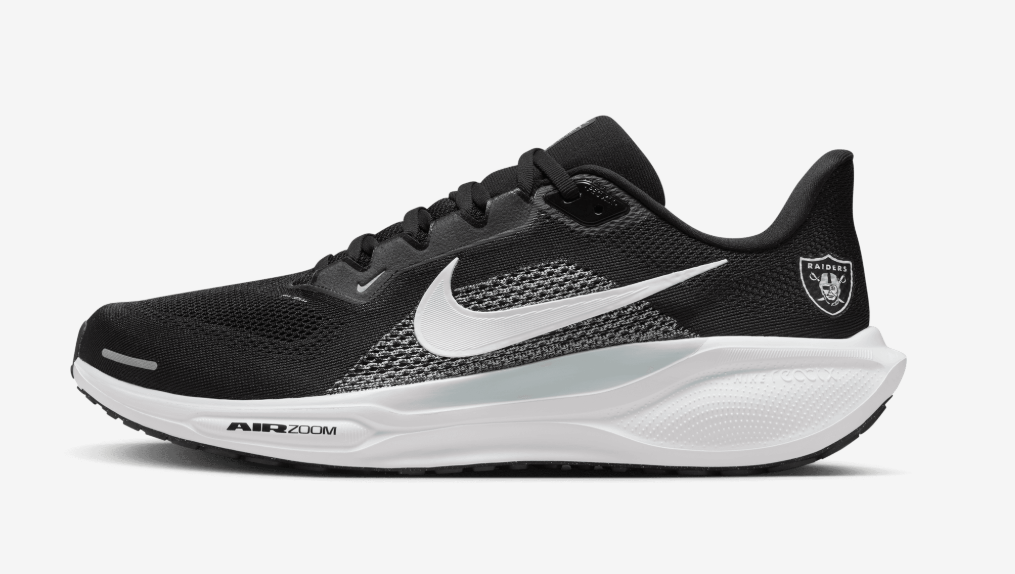 How to Buy Las Vegas Raiders Nike Air Pegasus 41 Sneakers: Shop New NFL ...