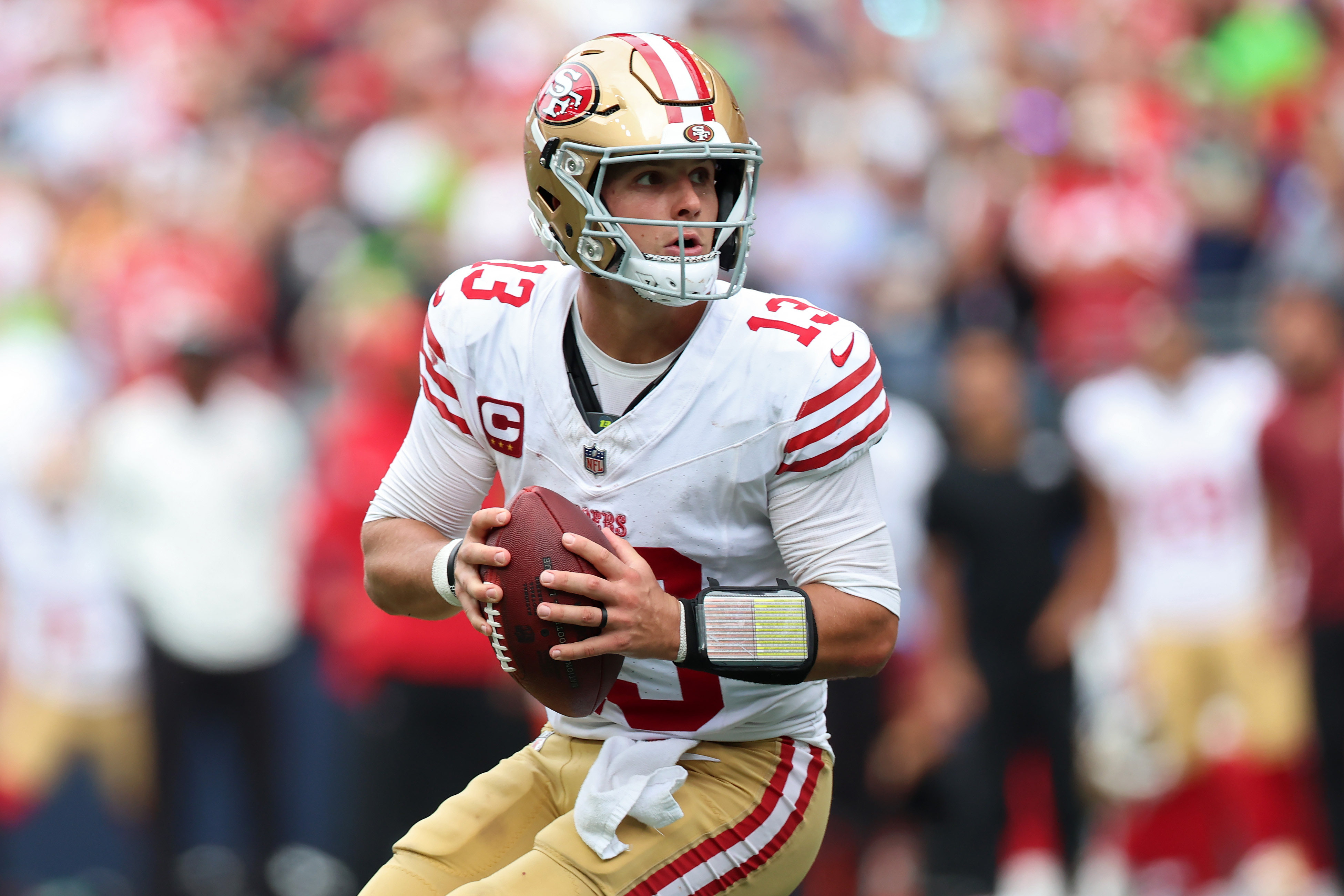49ers Officially Rule Out Brock Purdy, Mac Jones Will Start - Forbes LA