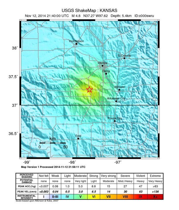 Earthquake Strikes Kansas, Oklahoma - Newsweek