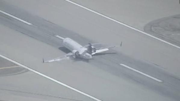 Close Call as Mechanical Failure Forces Belly Landing at LAX