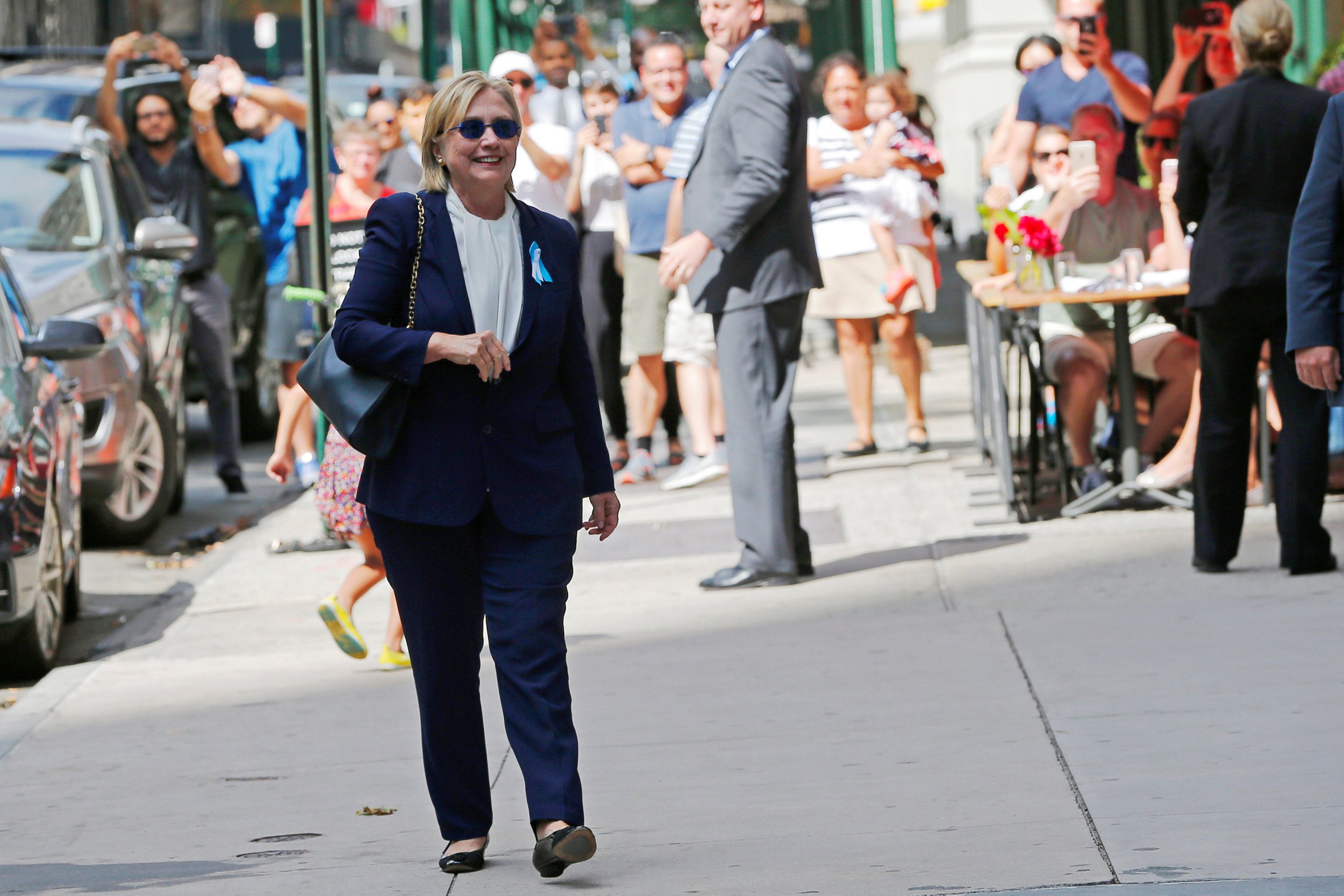 'Overheated' Clinton 'Feeling Great' After Leaving 9/11 Ceremony Early ...