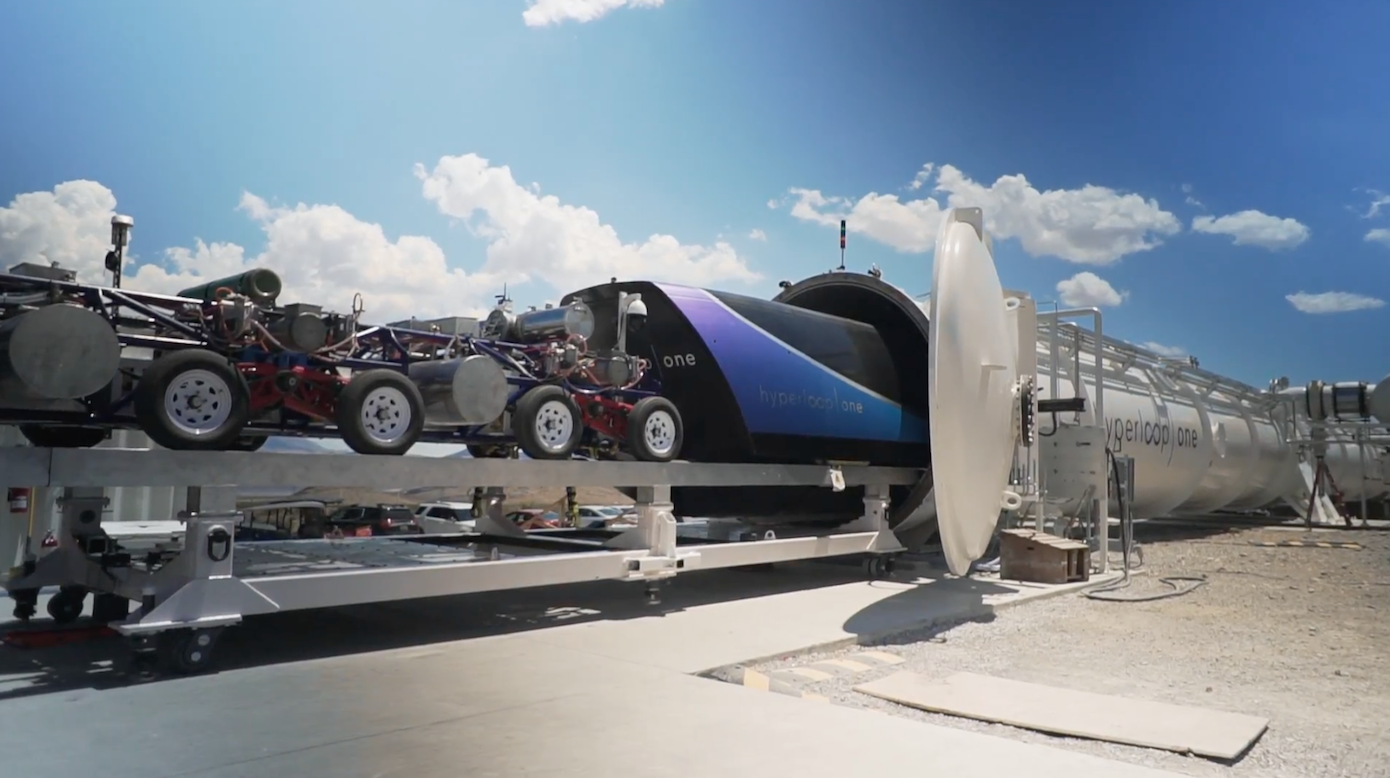 Future of Transportation: Hyperloop One Conducts First Passenger Pod ...