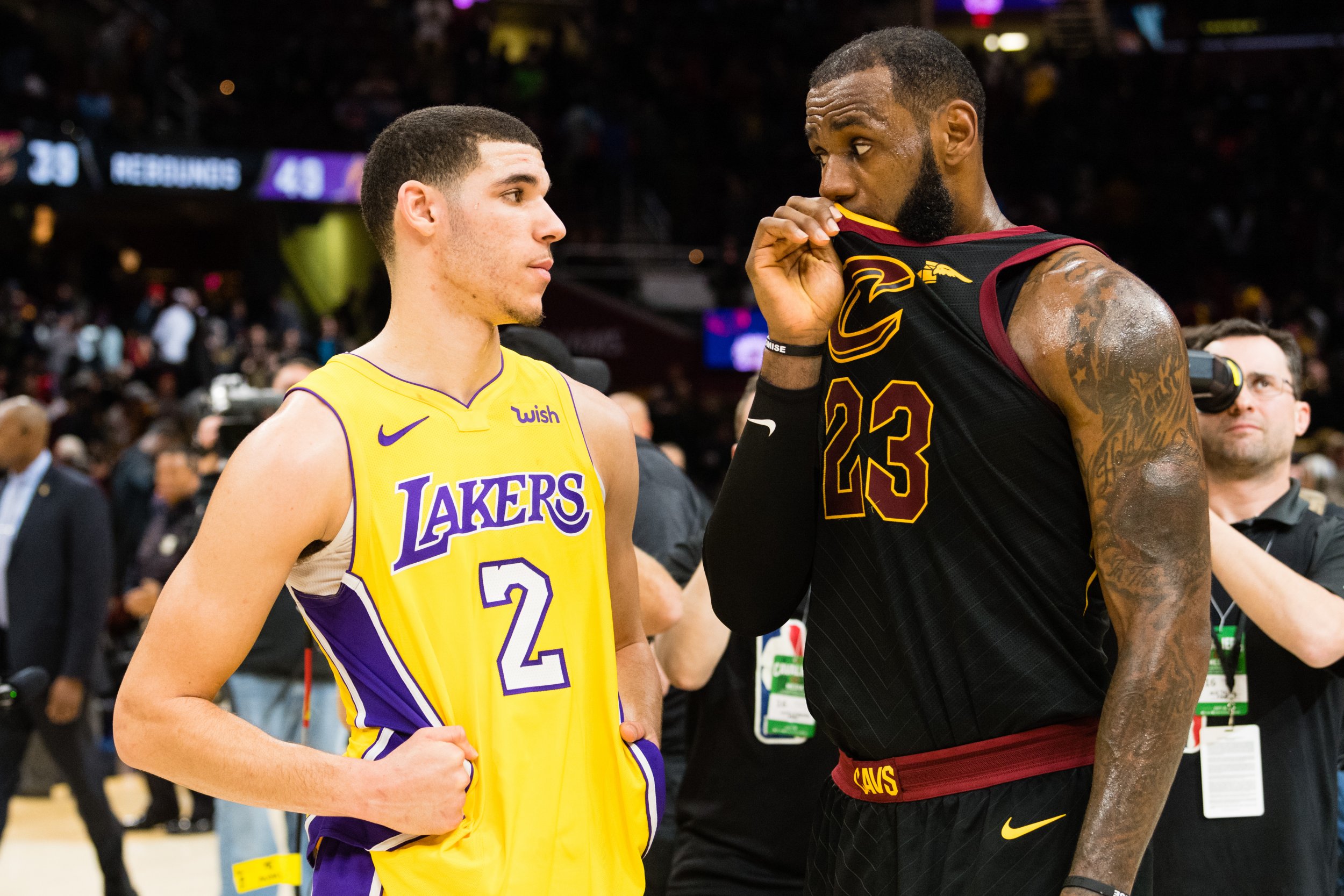 Video: What Did LeBron James Say to Lonzo Ball After Cavaliers Beat ...