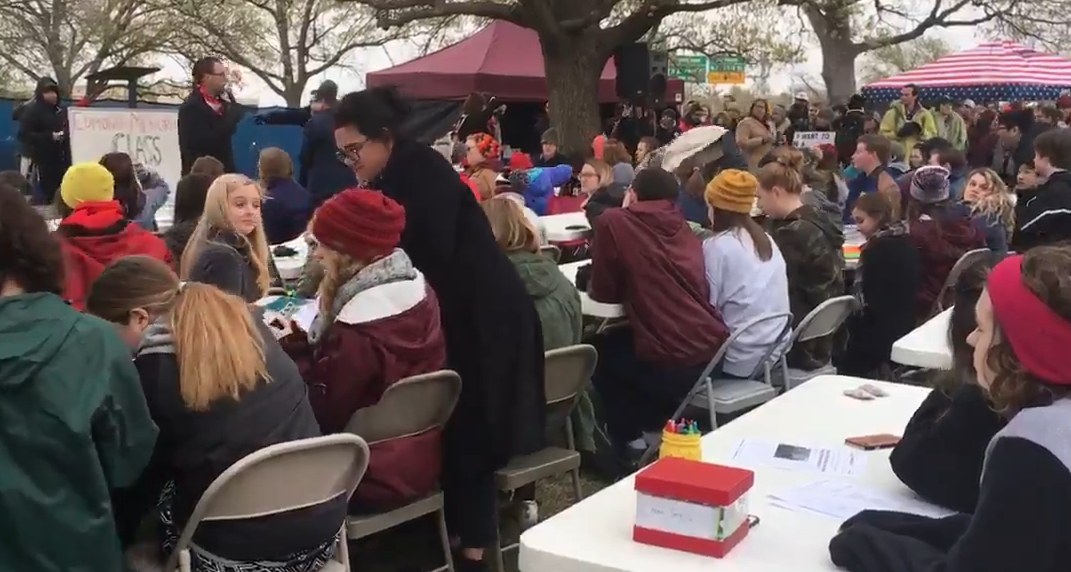 Teacher Holds Class on Oklahoma Capitol Lawn Amid Statewide Funding ...