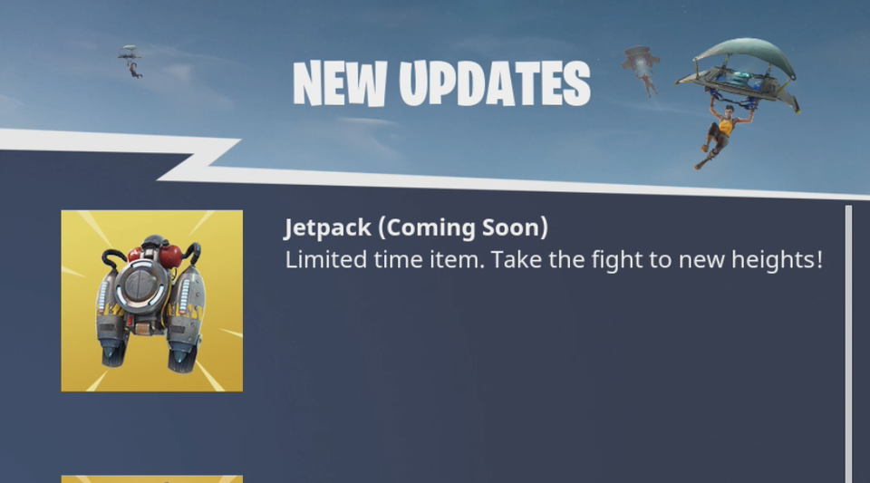 'Fortnite' Jetpacks Coming in Next Update: Get Ready to Blast Off ...